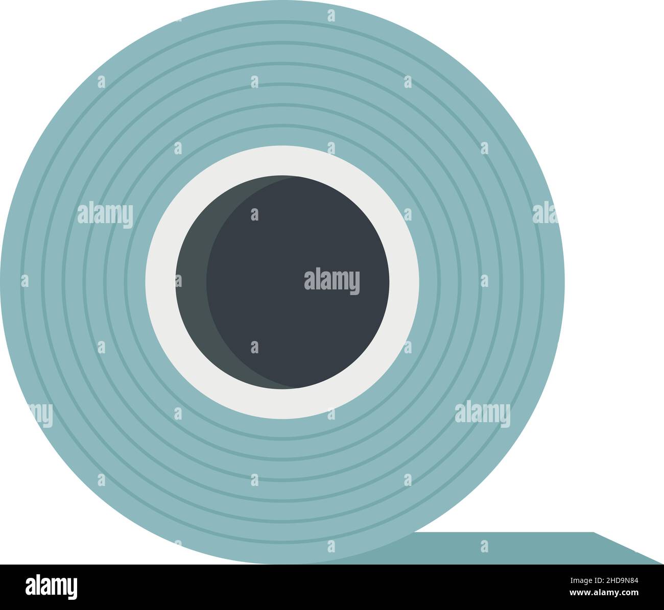 Sticky tape icon. Flat illustration of sticky tape vector icon isolated ...