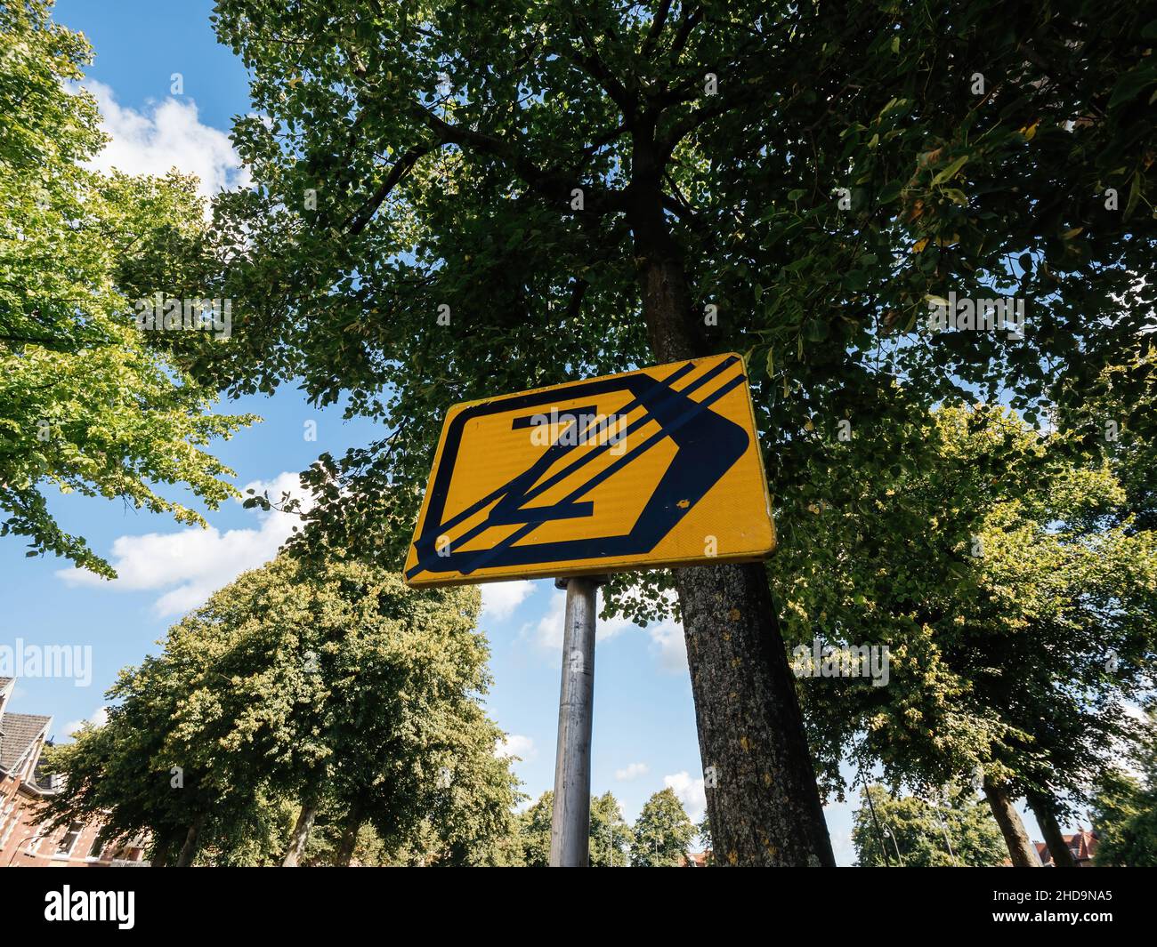 No access to Z highway sign in Netherlands Stock Photo - Alamy