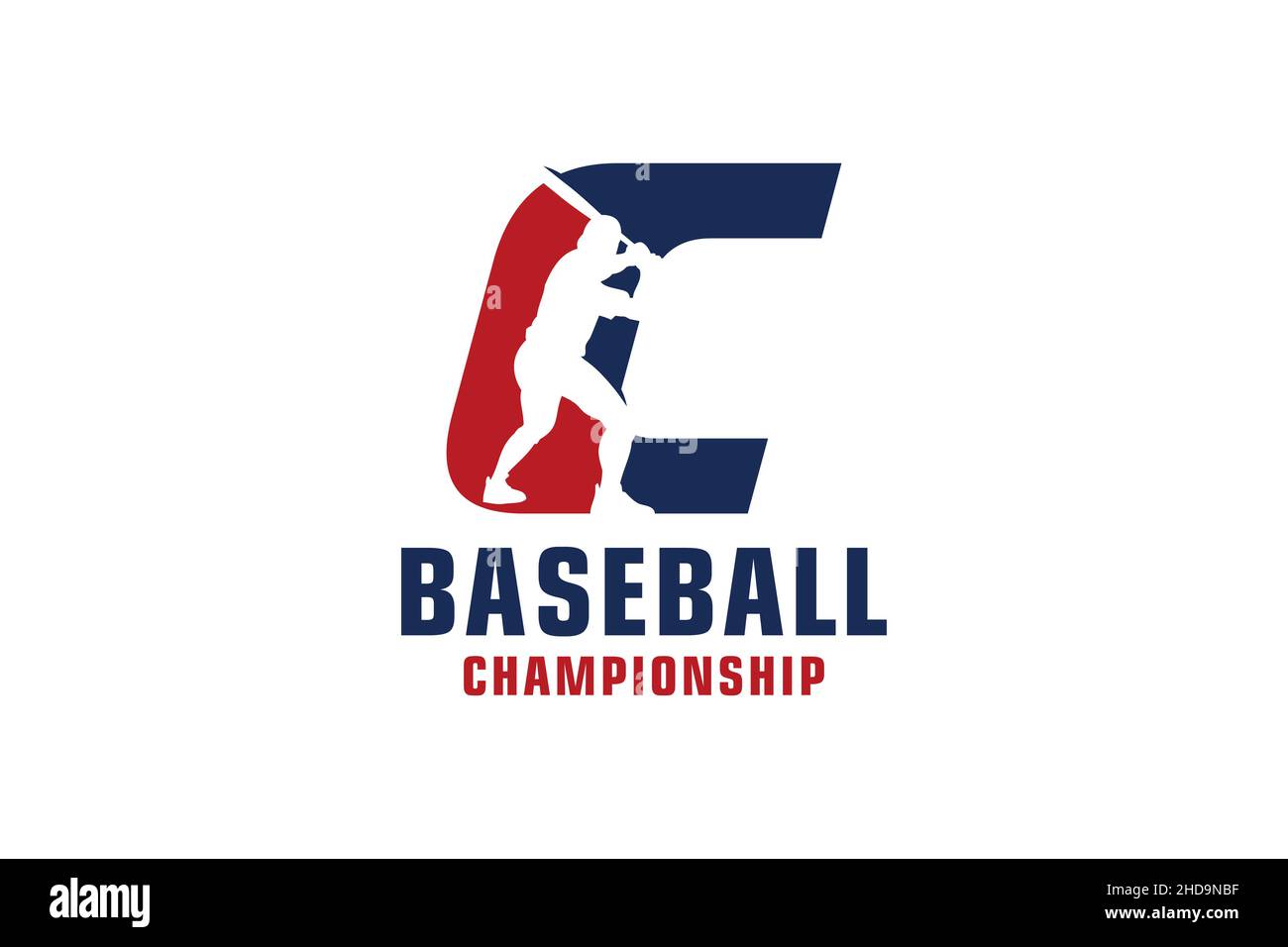 Letter C with Baseball Logo Design. Vector Design Template Elements for ...