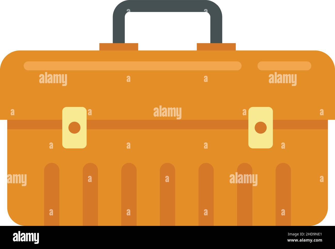 Car service tool box icon. Flat illustration of car service tool box ...