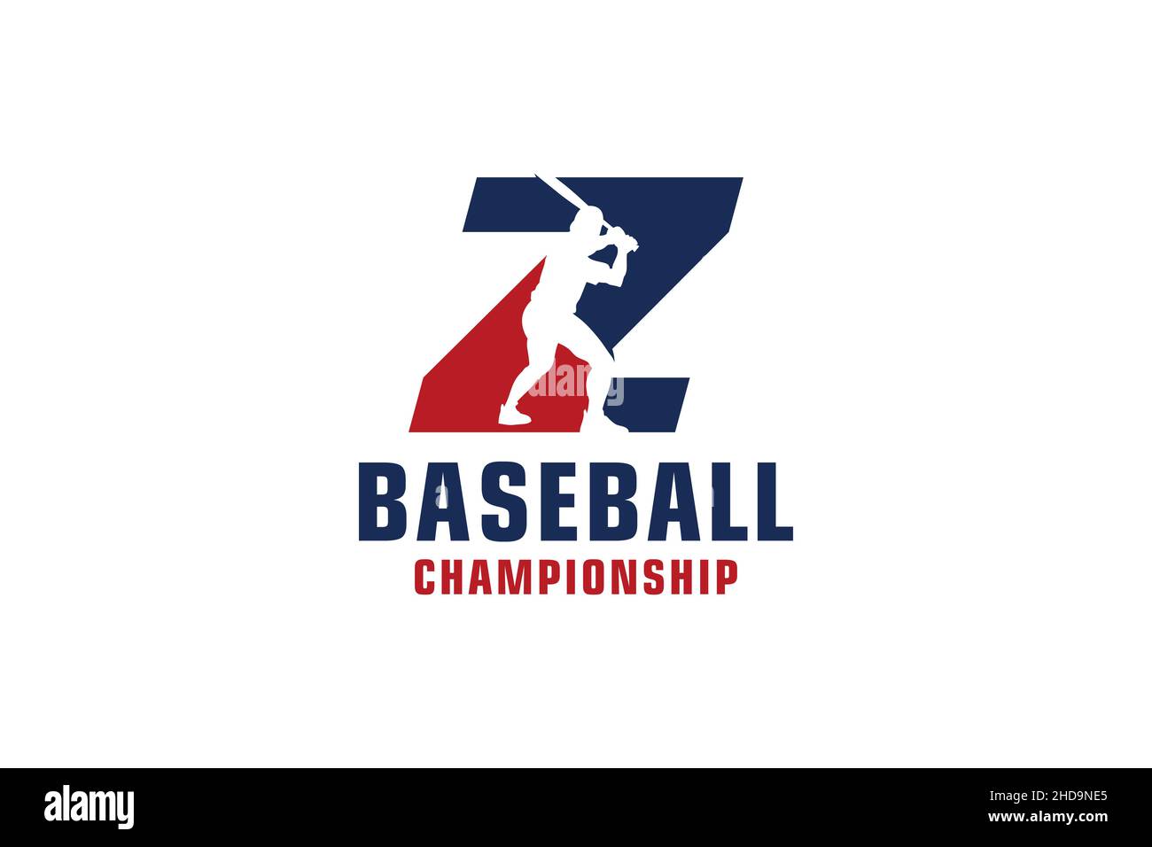 Letter Z with Baseball Logo Design. Vector Design Template Elements for ...
