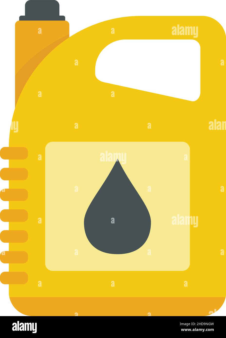 Oil canister icon. Flat illustration of oil canister vector icon ...