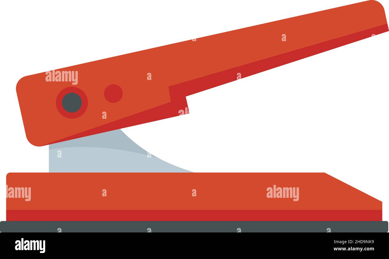 Puncher instrument icon. Flat illustration of puncher instrument vector ...