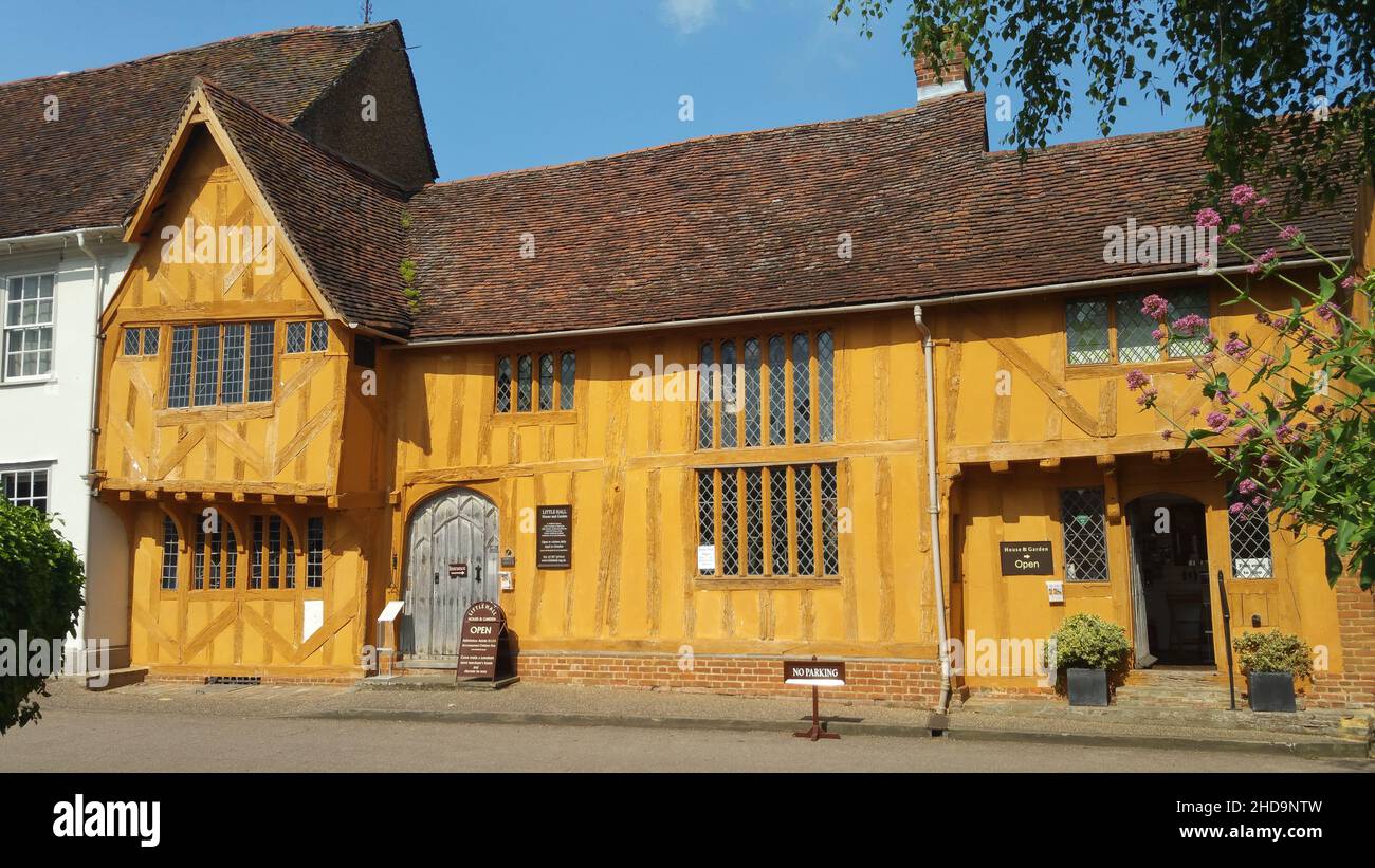 Little Hall in Lavenham Stock Photo - Alamy