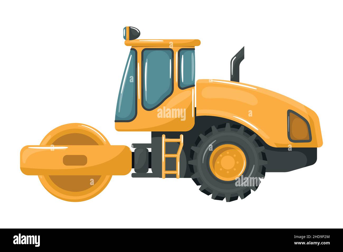 Earth compactor Stock Vector Images - Alamy