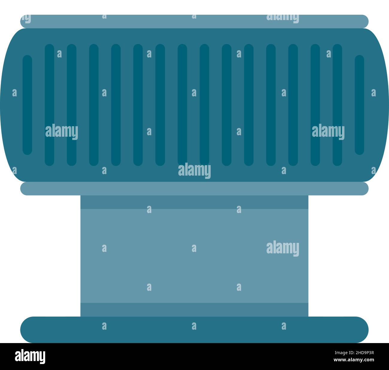 Ventilation filter icon. Flat illustration of Ventilation filter vector ...