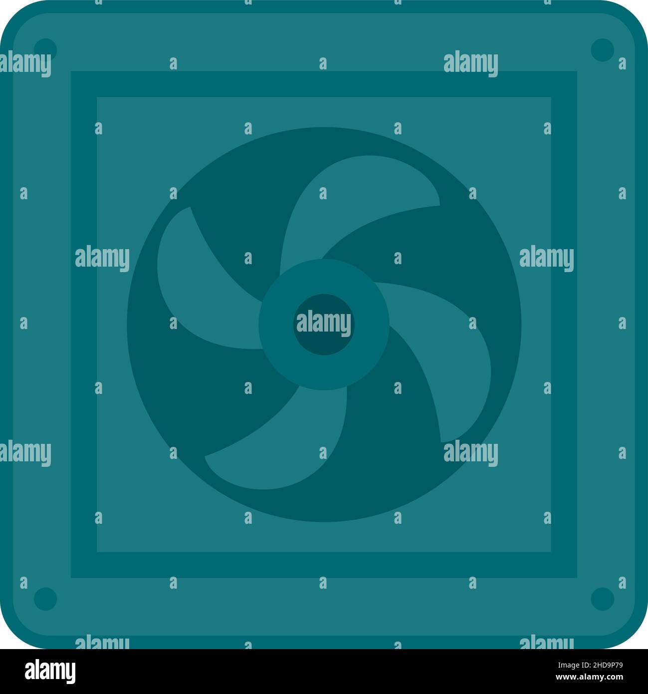 Fan wall icon. Flat illustration of Fan wall vector icon isolated on ...