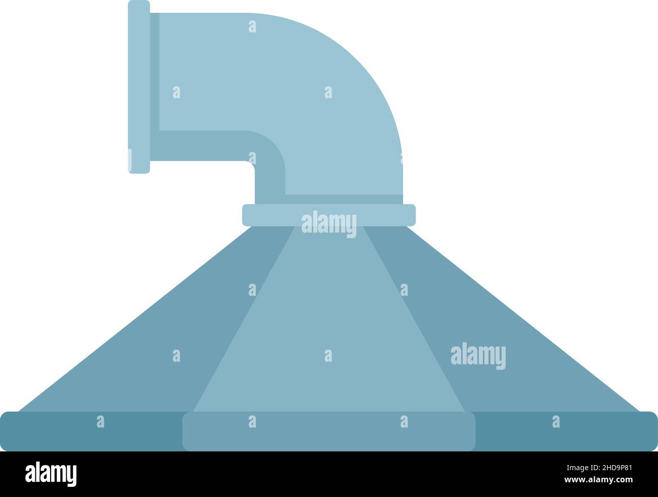 Kitchen ventilation icon. Flat illustration of Kitchen ventilation ...