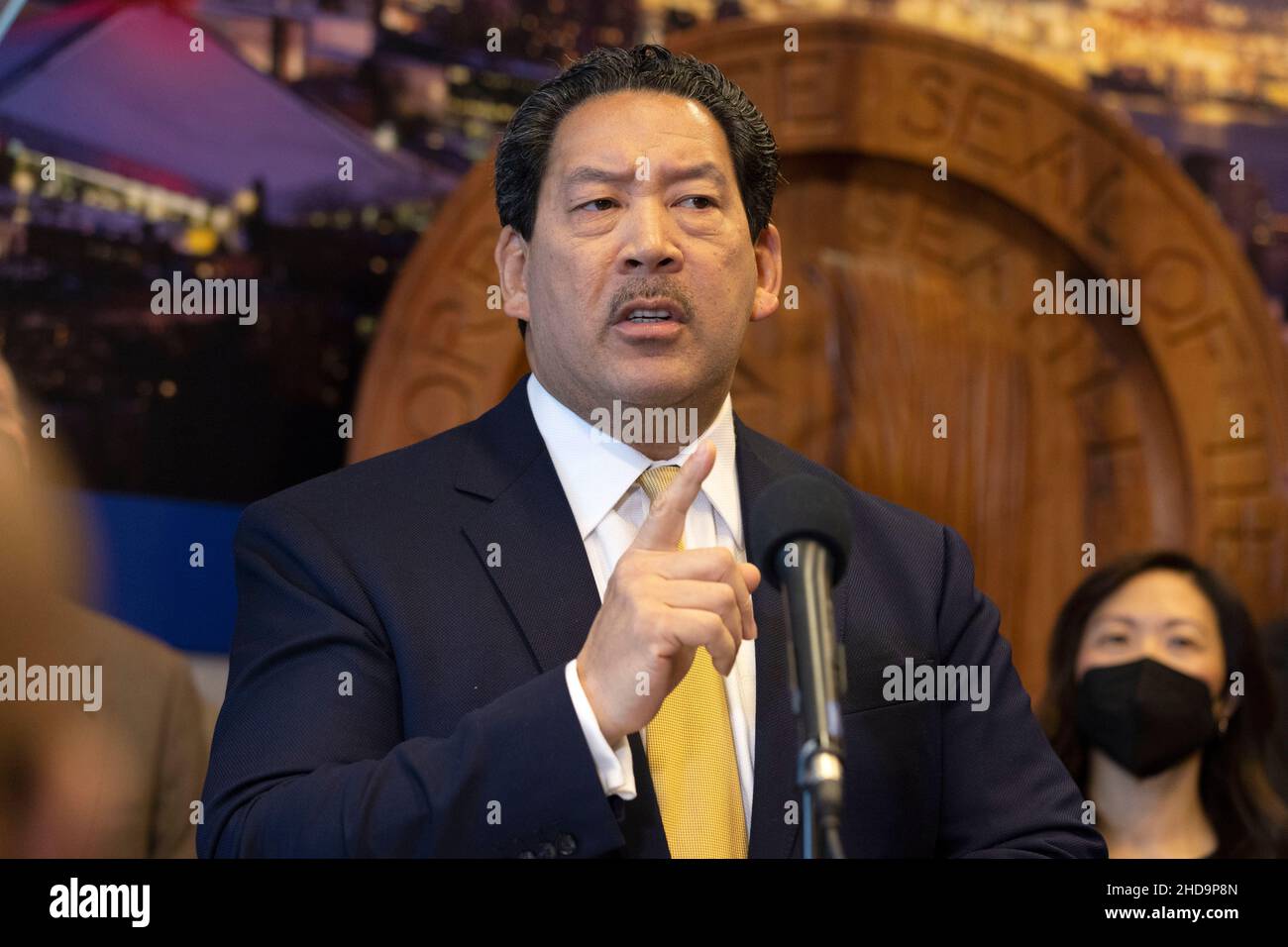 Seattle, Washington, USA. 4th Jan, 2022. Bruce Harrell, Mayor of the ...