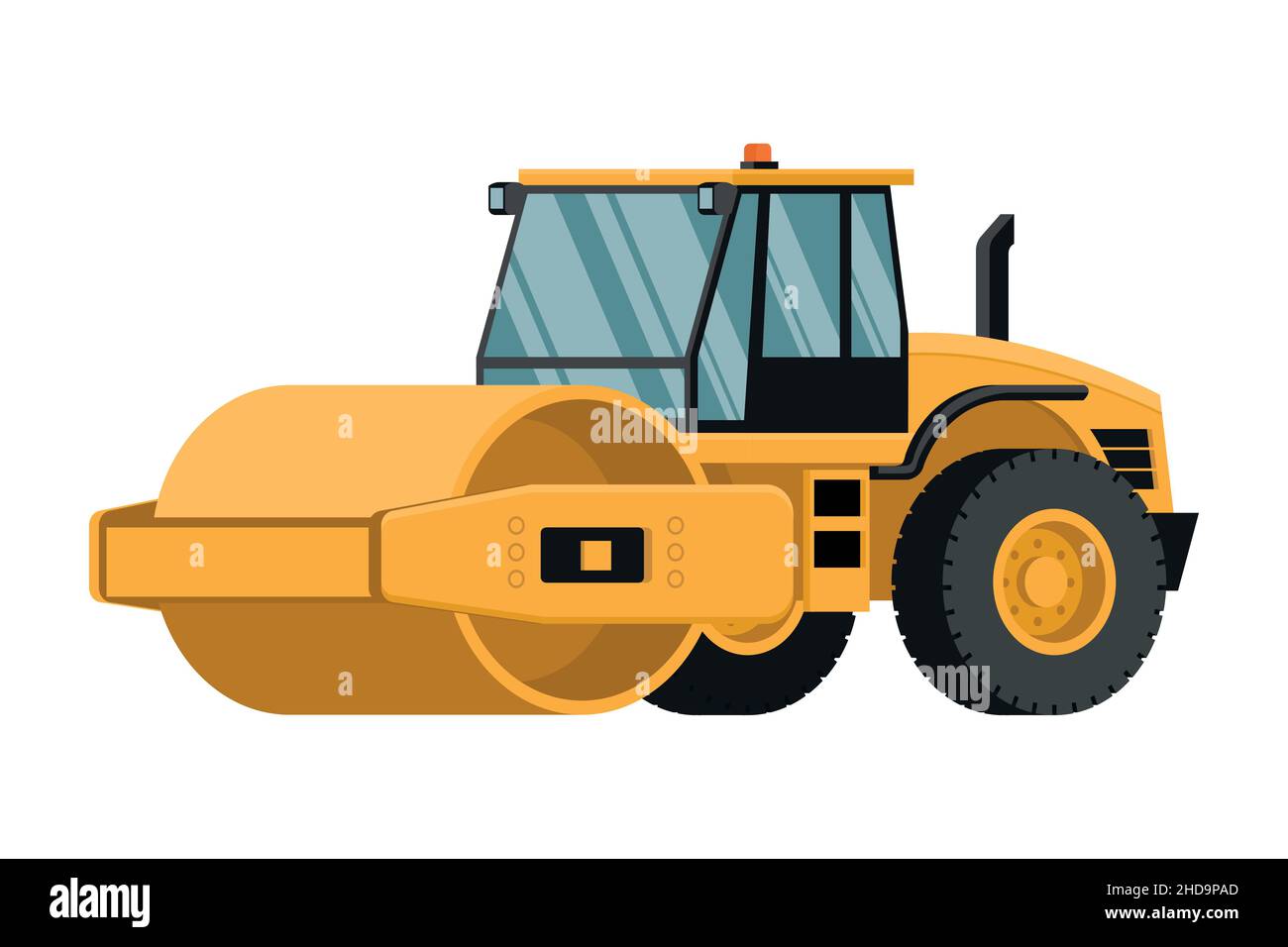 Big yellow construction Stock Vector Images - Alamy