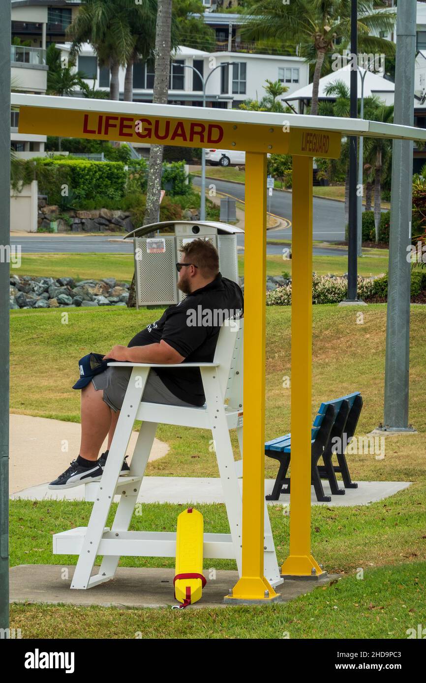 Fat lifeguard hi-res stock photography and images - Alamy
