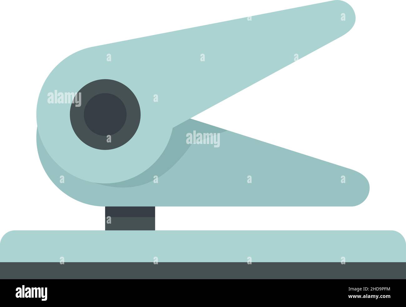 Paper punch icon. Flat illustration of paper punch vector icon isolated ...