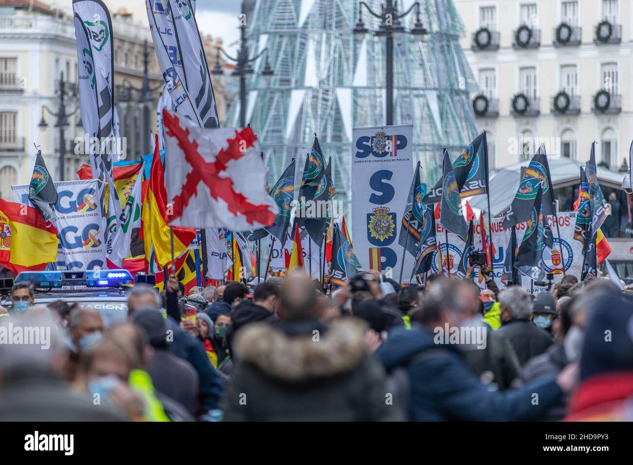 Demonstration of the Spanish State Security Forces and Bodies against ...
