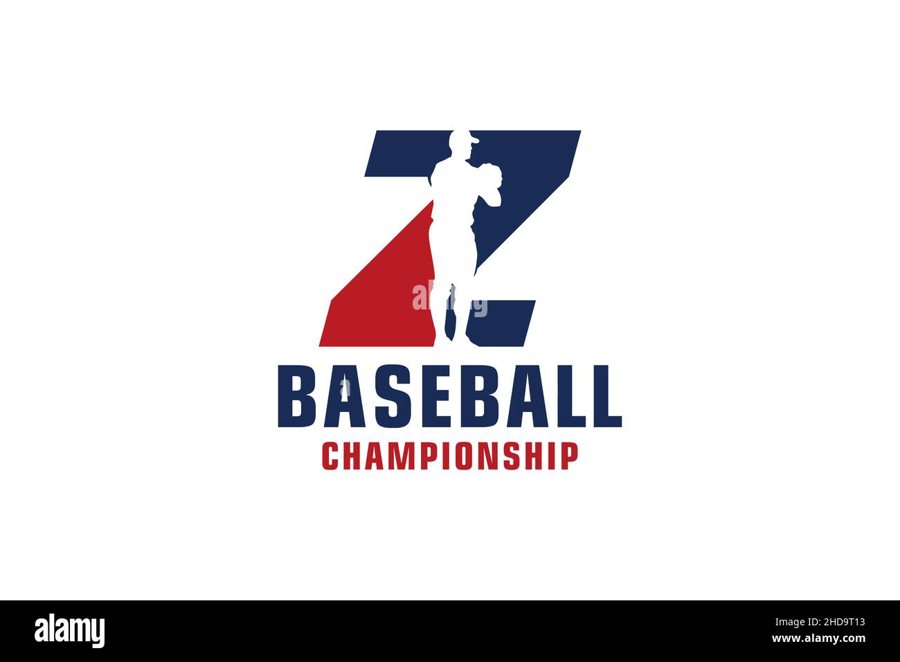 Letter Z with Baseball Logo Design. Vector Design Template Elements for ...