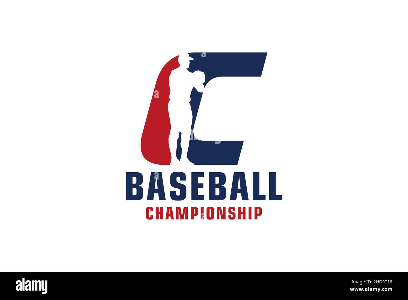 Letter C with Baseball Logo Design. Vector Design Template Elements for ...