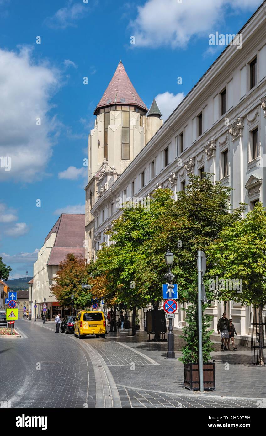 Architecture of the upper town Buda in Budapest, Hungary Stock Photo ...