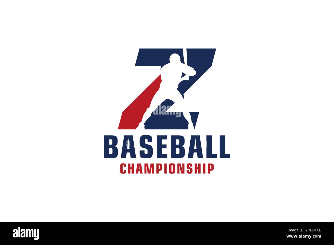 Letter Z with Baseball Logo Design. Vector Design Template Elements for ...