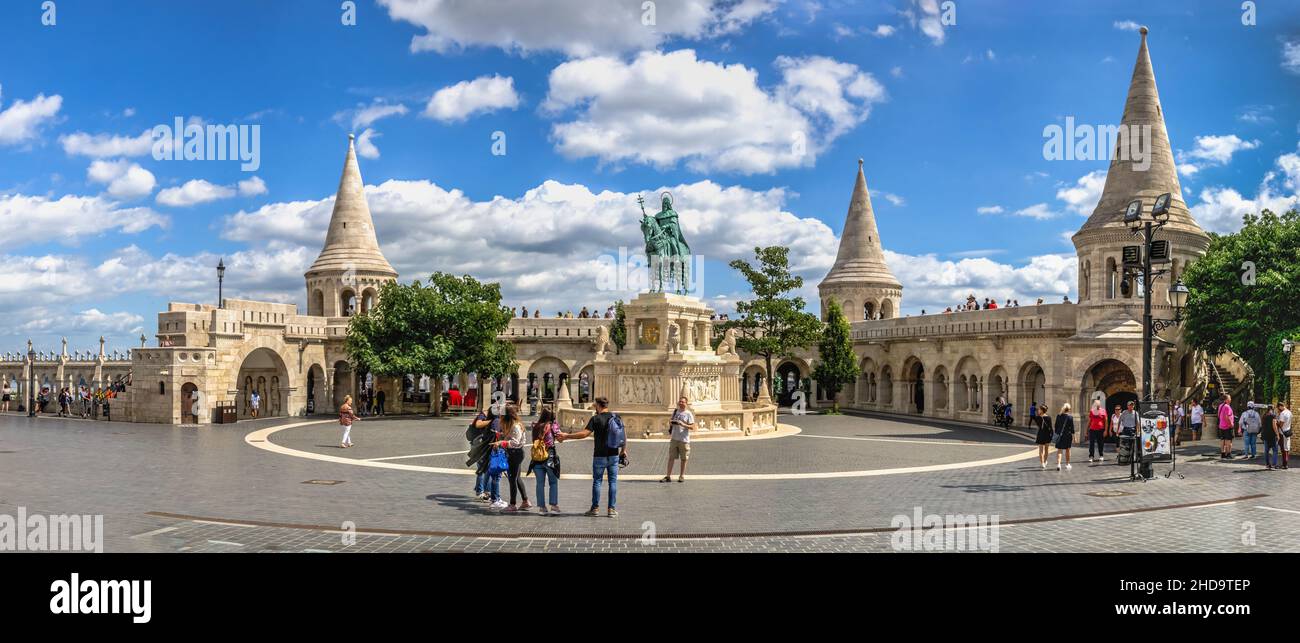 Holy Trinity square in Budapest, Hungary Stock Photo - Alamy
