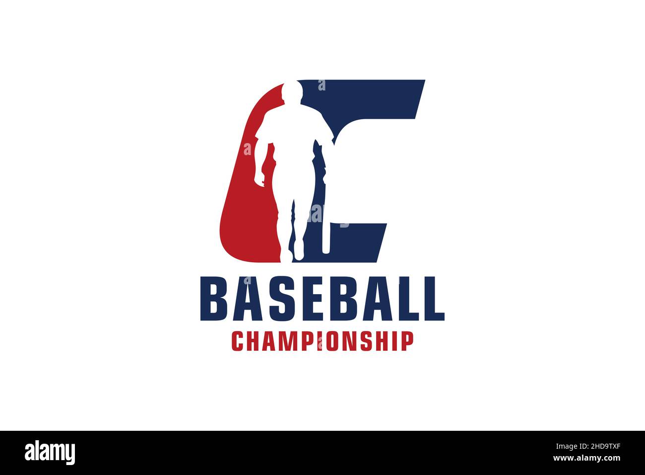 Letter C with Baseball Logo Design. Vector Design Template Elements for ...