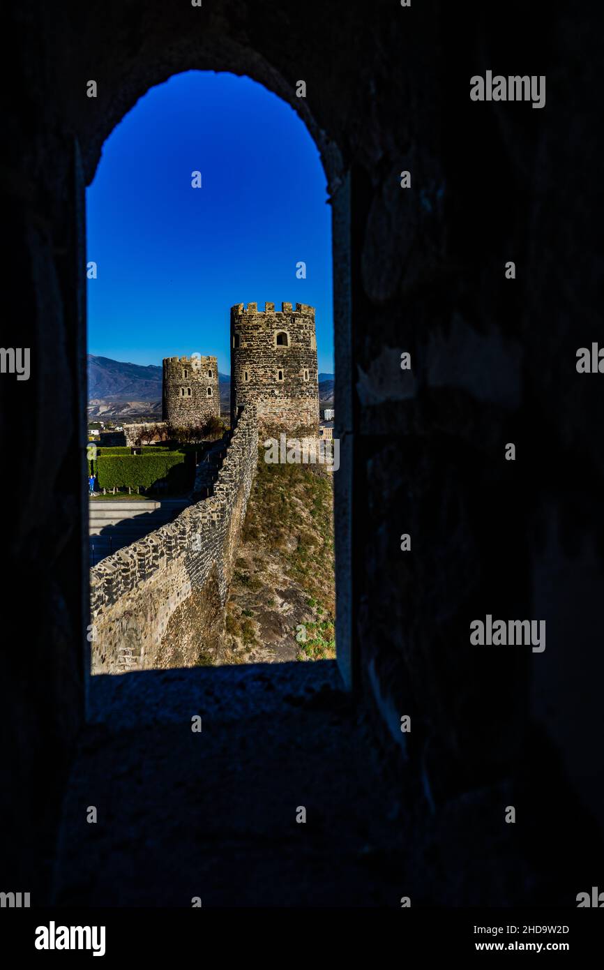 Architecture of medieval castle Rabati Stock Photo - Alamy