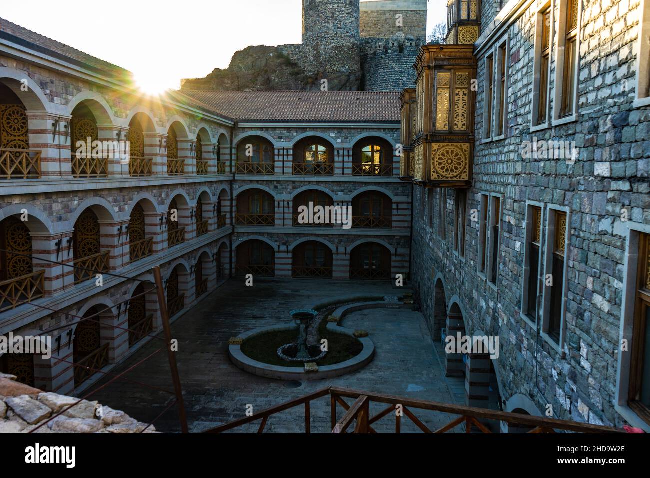 Architecture of medieval castle Rabati Stock Photo - Alamy