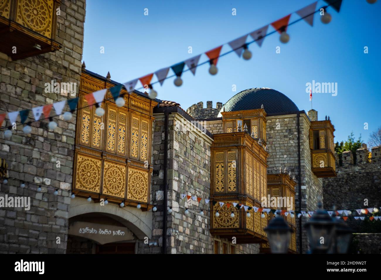 Architecture of medieval castle Rabati Stock Photo - Alamy