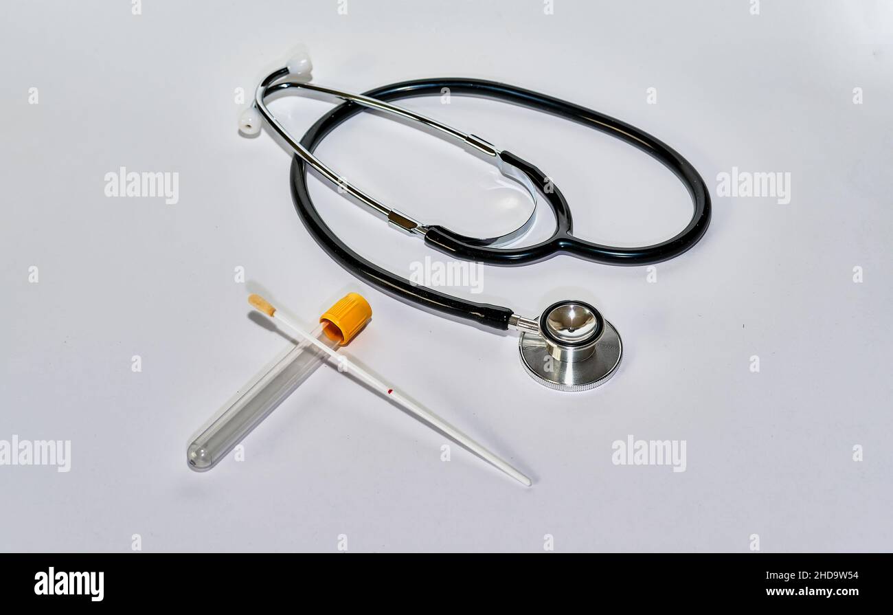 Group of miscellaneous medical objects Stock Photo - Alamy