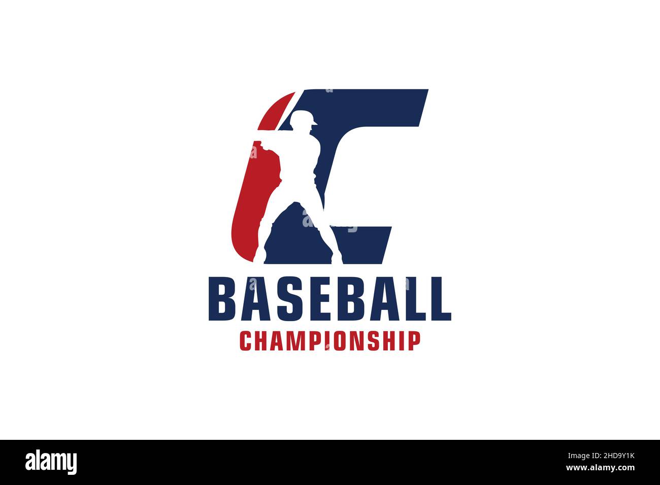Letter C with Baseball Logo Design. Vector Design Template Elements for ...