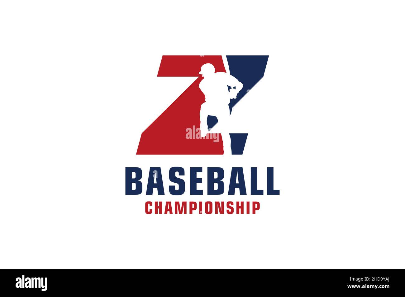 Letter Z with Baseball Logo Design. Vector Design Template Elements for ...