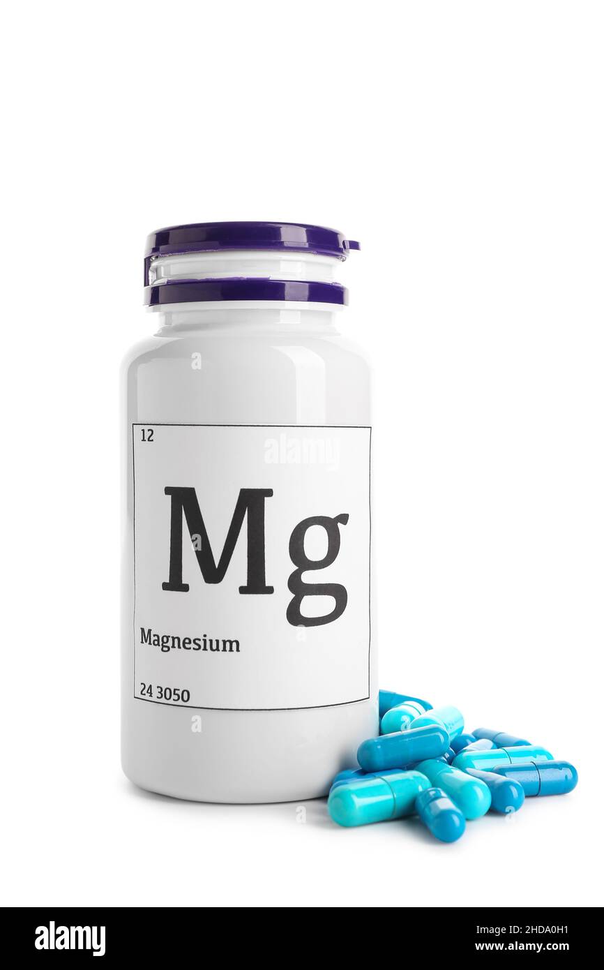 Magnesium supplement isolated hi-res stock photography and images - Alamy