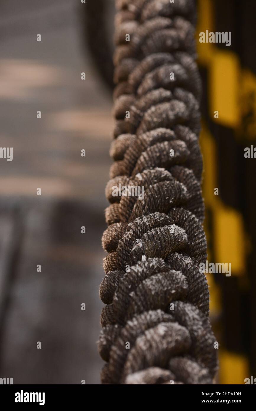 boat rope, Rope texture Stock Photo - Alamy