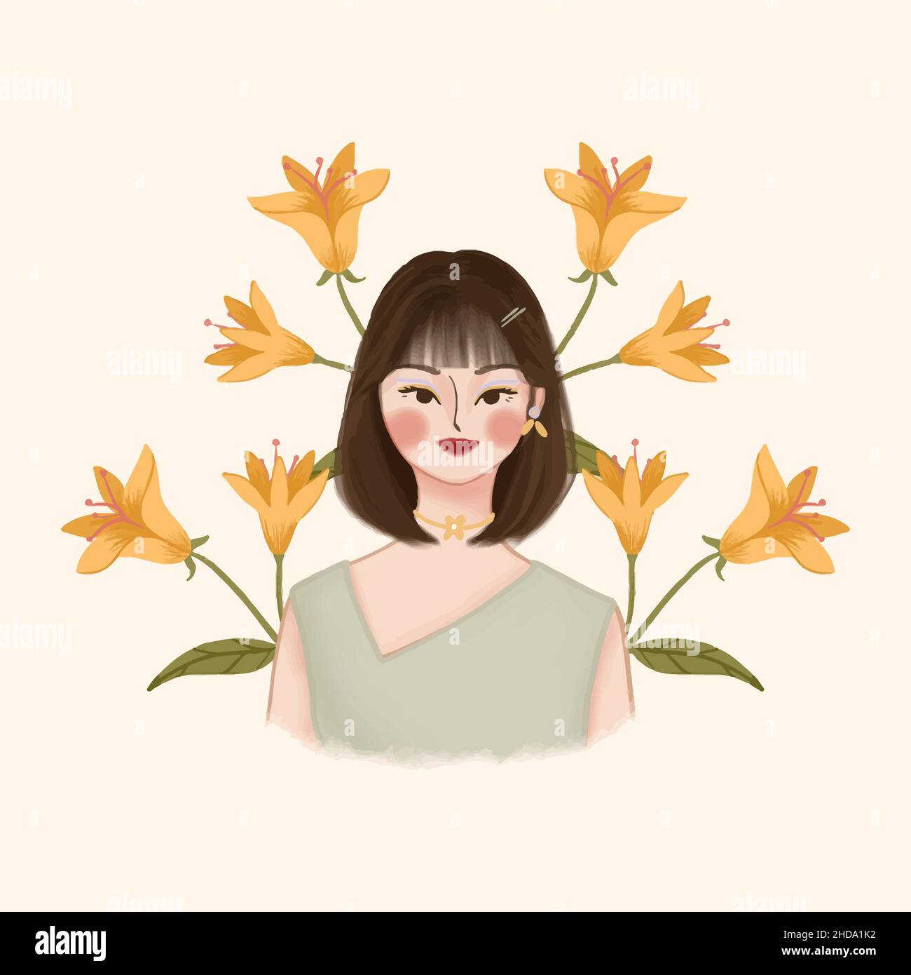 Pretty Stock Vector Images - Alamy