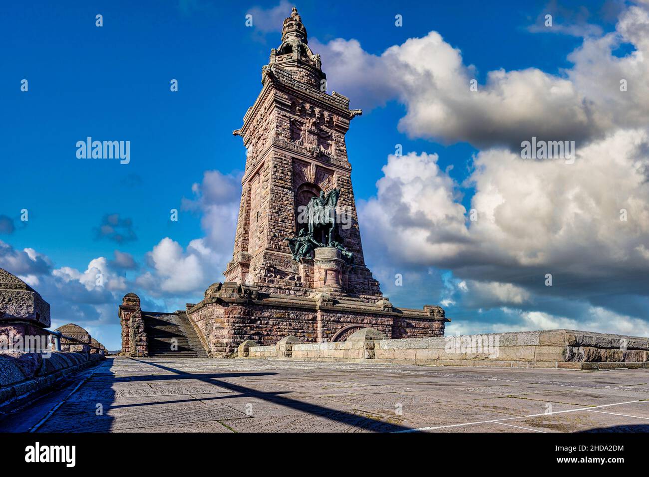 The Kyffhäuser Monument or also called Barbarossa Monument is a Kaiser ...