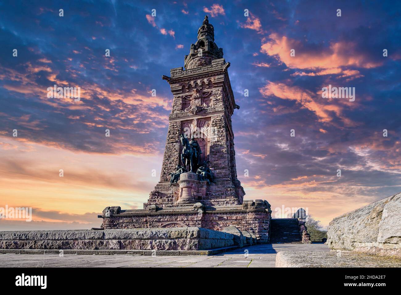 The Kyffhäuser Monument or also called Barbarossa Monument is a Kaiser ...