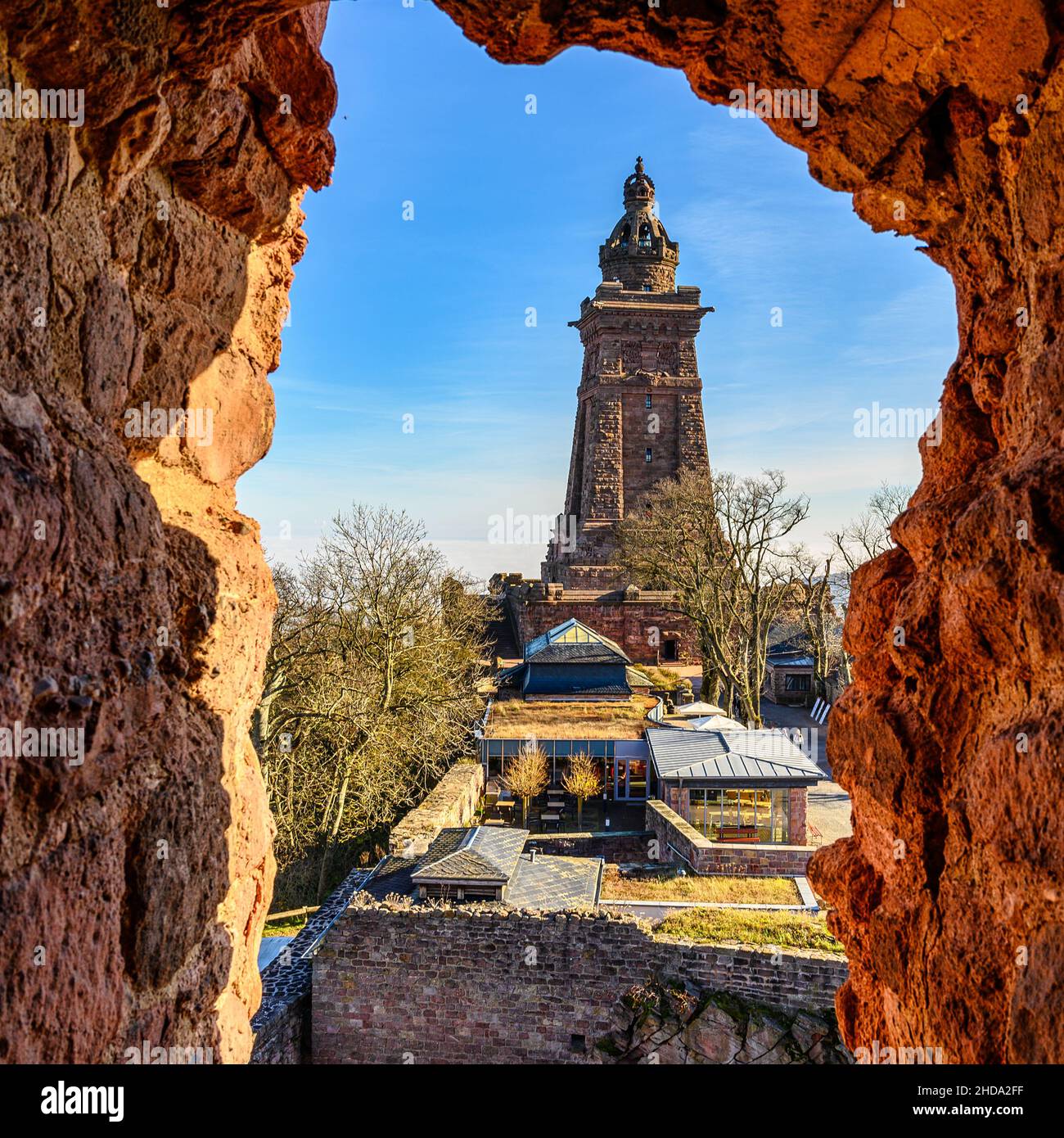 The Kyffhäuser Monument or also called Barbarossa Monument is a Kaiser ...