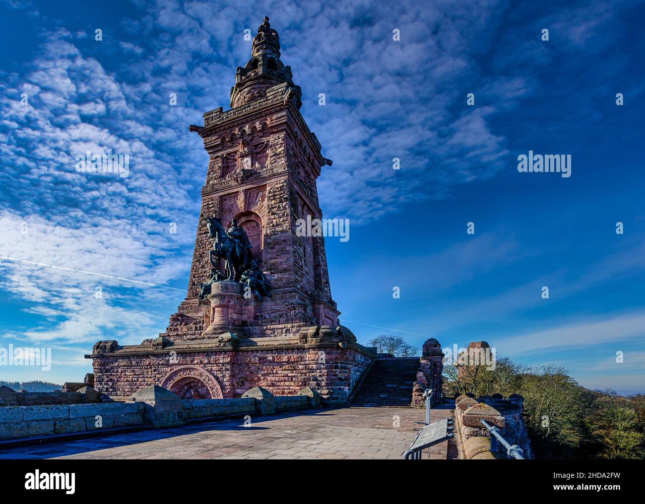 The Kyffhäuser Monument or also called Barbarossa Monument is a Kaiser ...
