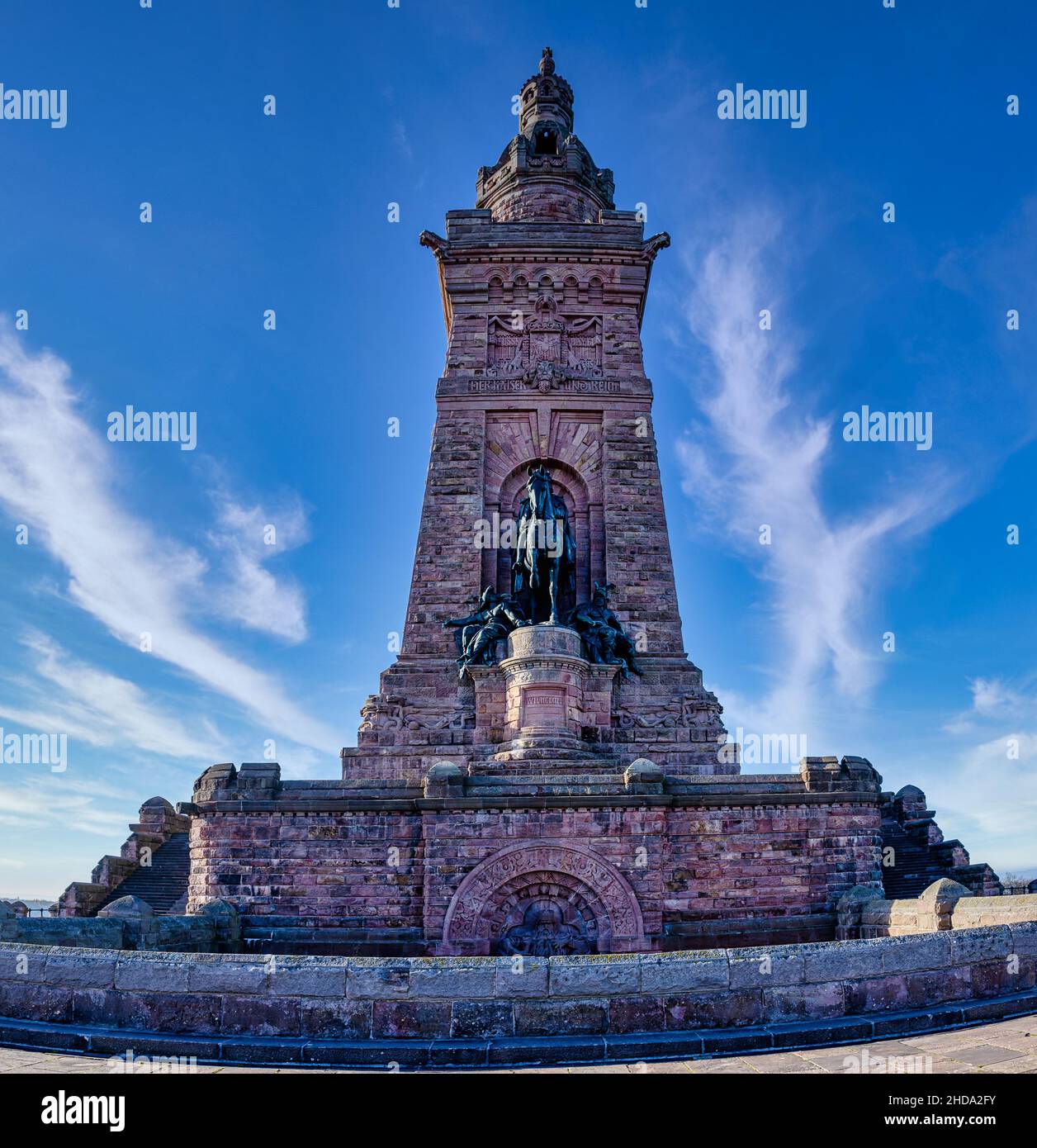 The Kyffhäuser Monument or also called Barbarossa Monument is a Kaiser ...