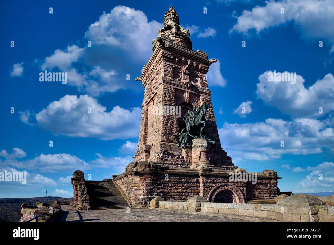 The Kyffhäuser Monument or also called Barbarossa Monument is a Kaiser ...