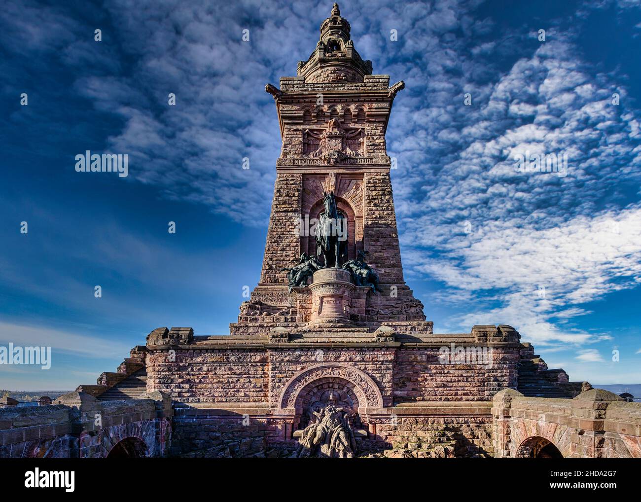 The Kyffhäuser Monument or also called Barbarossa Monument is a Kaiser ...