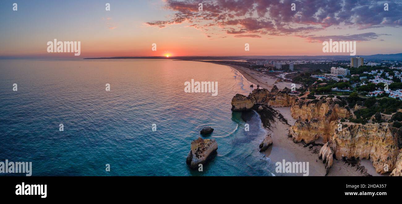 Beautiful view sunset alvor hi-res stock photography and images - Alamy