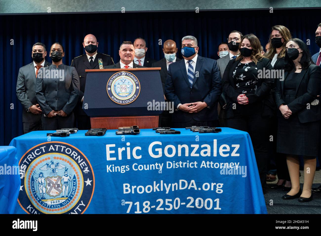New York, NY - January 4, 2022: Chief of Detectives James Essig speaks ...