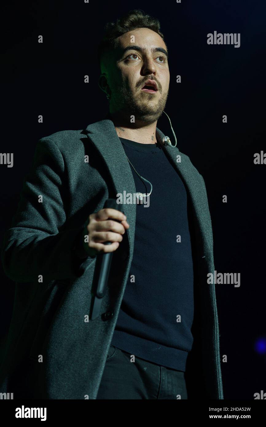 Singer Francisco Javier Alvarez Beret, known as Beret performs during a ...