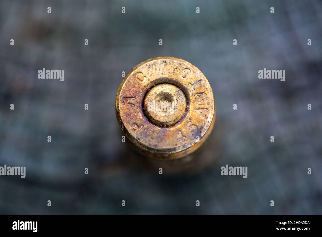 bullet casing abandoned on the ground Stock Photo - Alamy