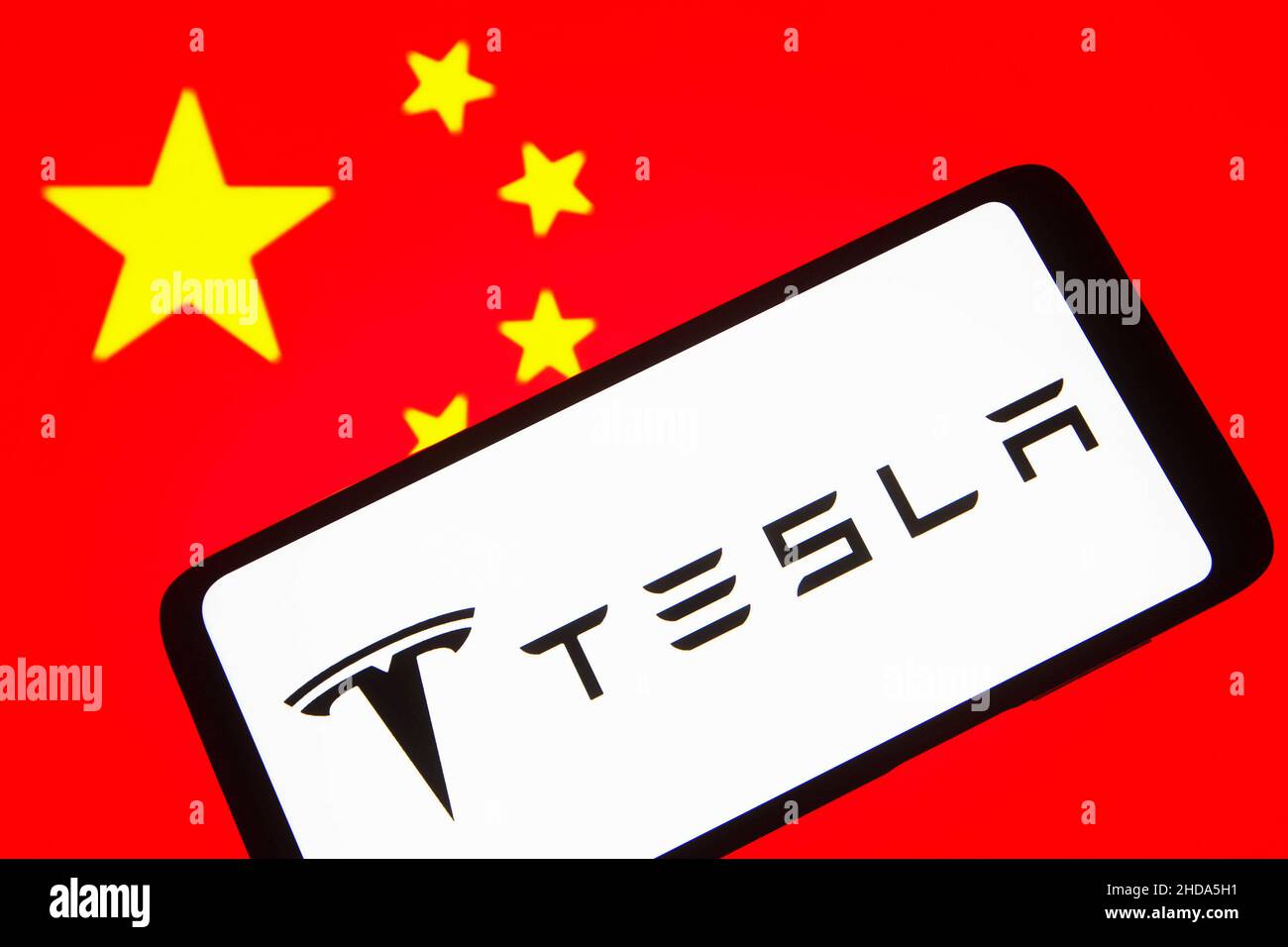 Tesla flag hi-res stock photography and images - Alamy