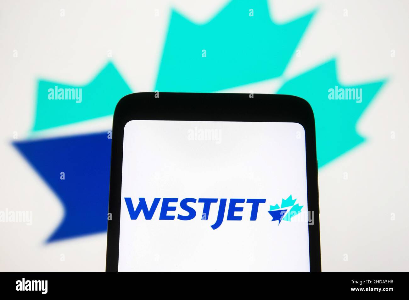 Westjet airlines logo hi-res stock photography and images - Alamy