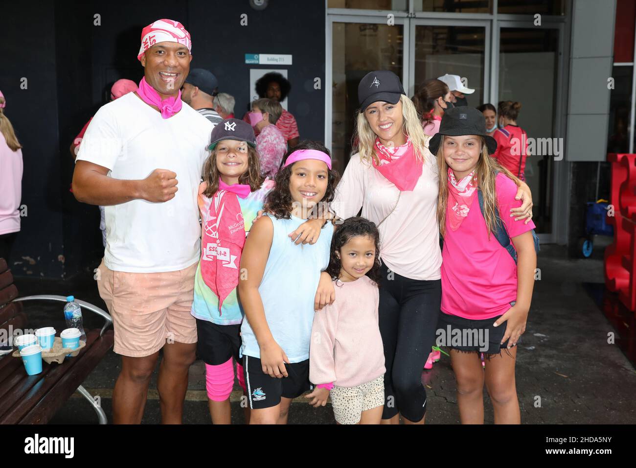 January 5, 2022: AMY TAYLOR, JUNIOR TALIPEAU and family attending the ...