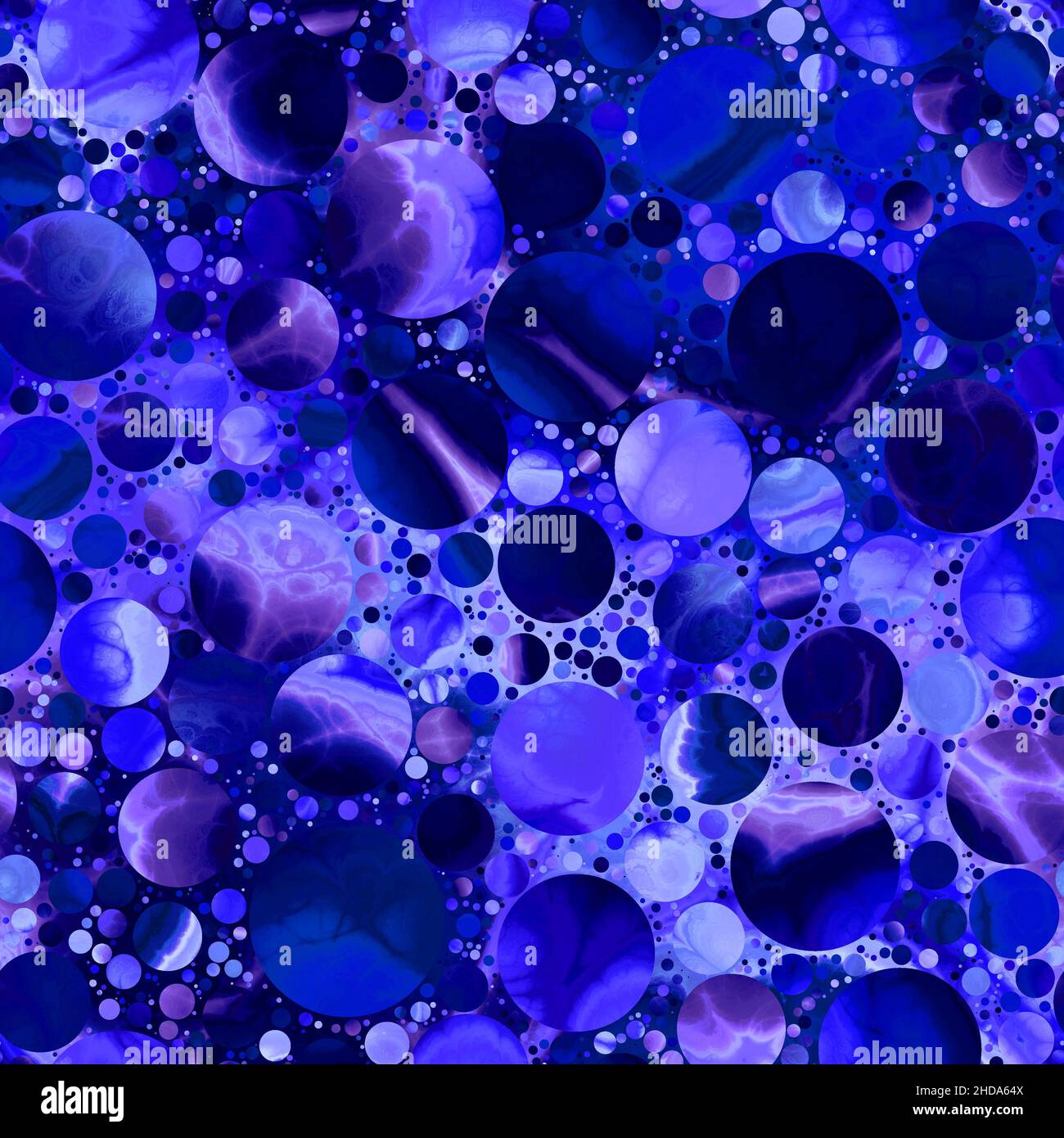 Seamless pattern of marbled orbs that gives a dreamy fantasy mysterious ...