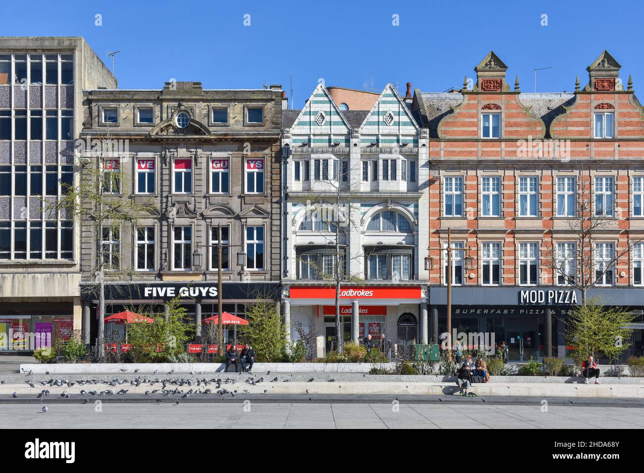 View of Traditional architecture and historical of the Shops in the old ...