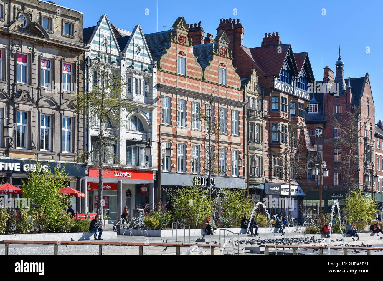 View of Traditional architecture and historical of the Shops in the old ...