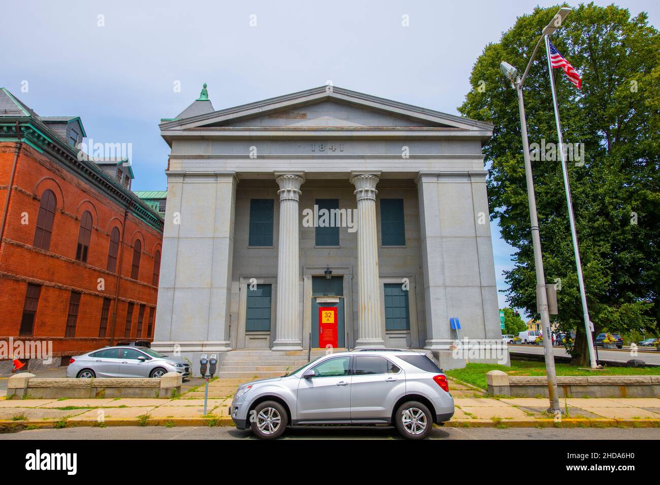 Essex County Courthouse was built in 1841 with Greek Revival style at ...